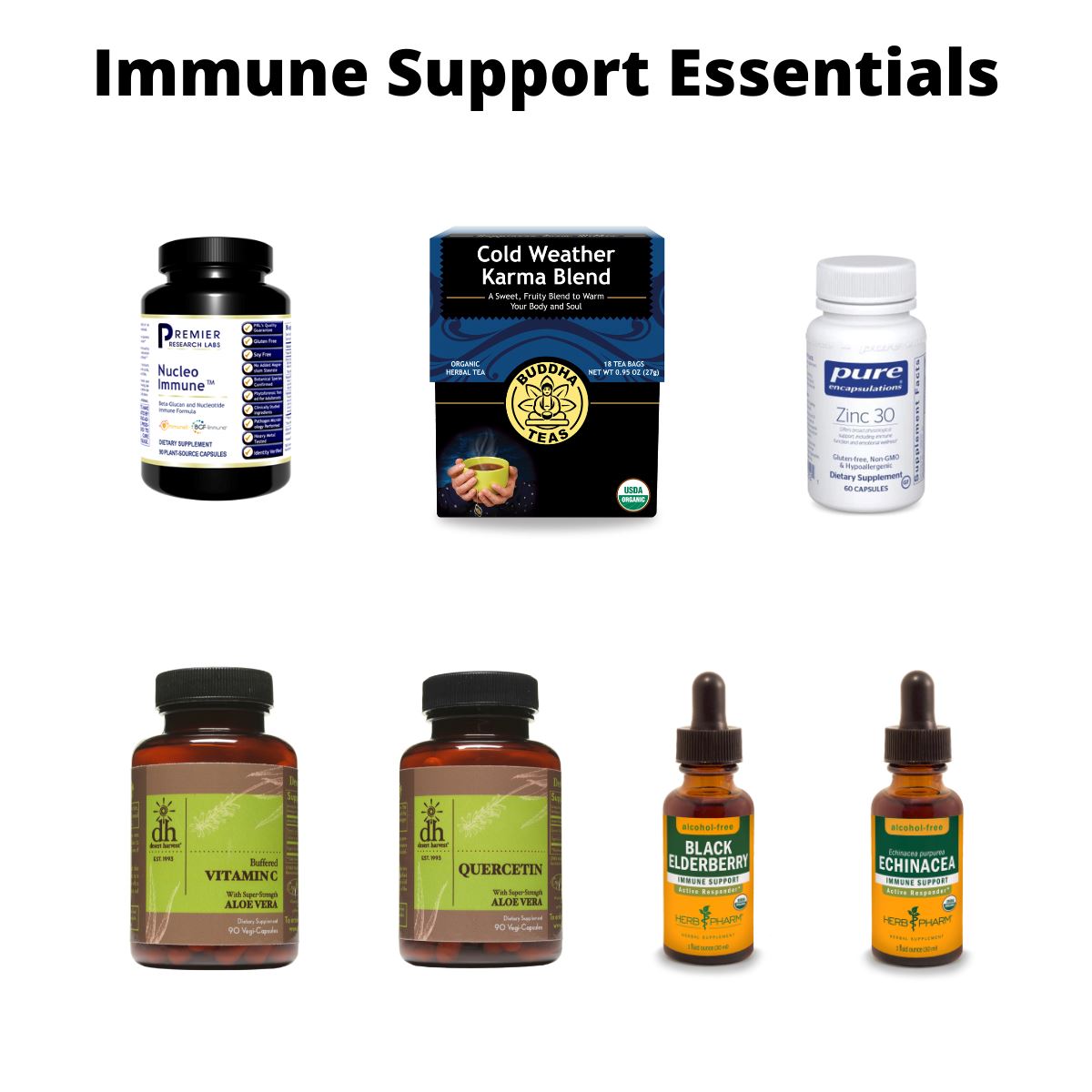 Immune Support Essentials | Bundle - 7 Items