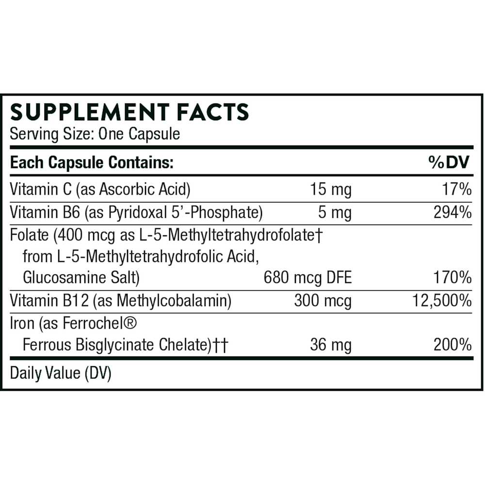 Ferrasorb | Iron with Cofactors - 60 Capsules