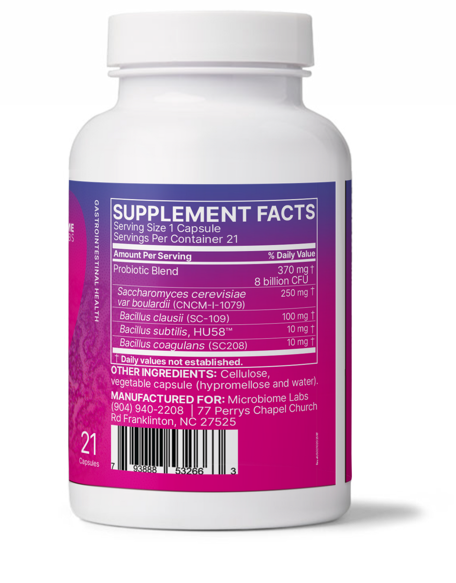 RestorFlora | Spore + Yeast Probiotic - 21 & 50 Capsules