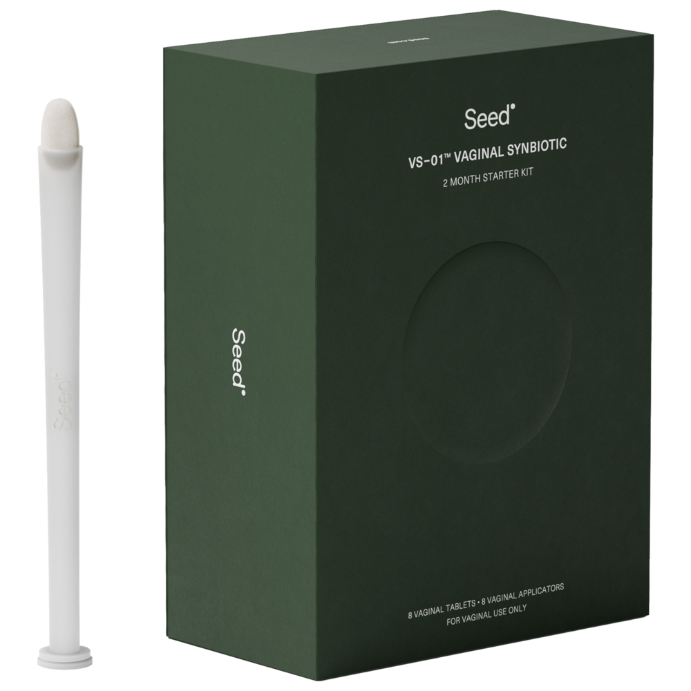 Seed VS-01™ Vaginal Synbiotic Starter Kit - 8 Vaginal Tablets & Applic