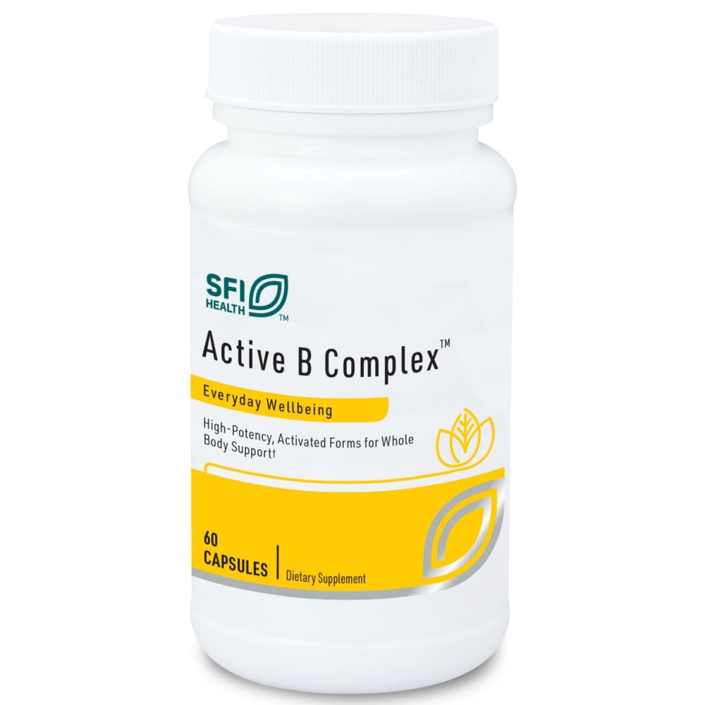 Active B Complex | High Potency, Activated Forms - 60 Capsules