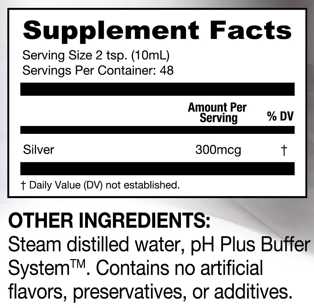 Advanced Alkaline Structured Silver | 35 ppm Solution - 16 oz
