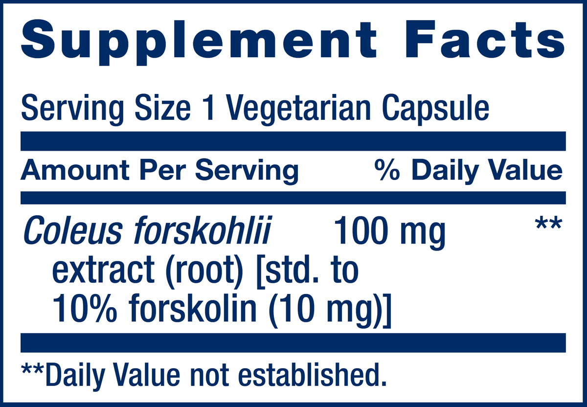 Forskolin - Coleus Forskohlii Extract Root | Supports Cellular Functio