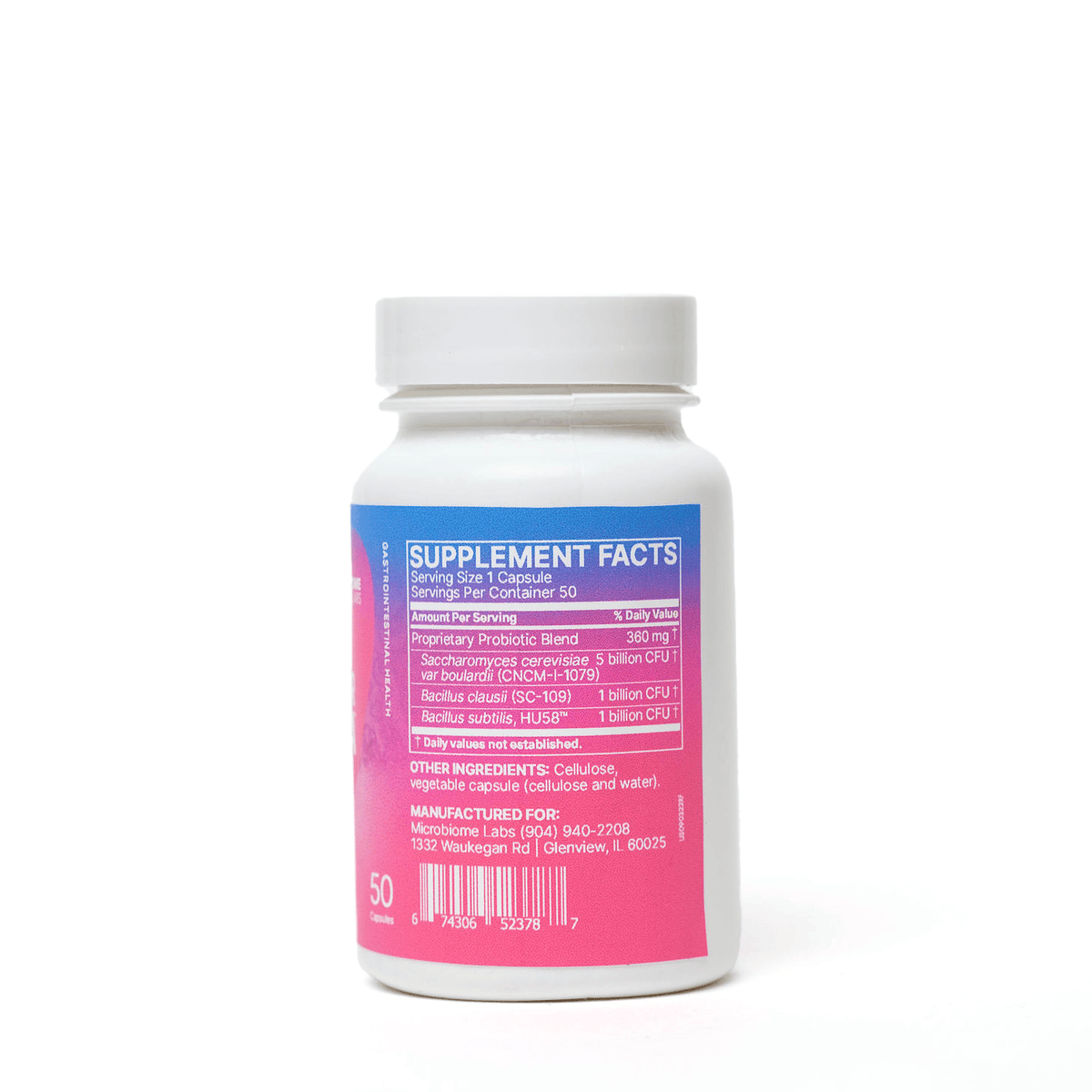 RestorFlora | Spore + Yeast Probiotic - 50 Capsules