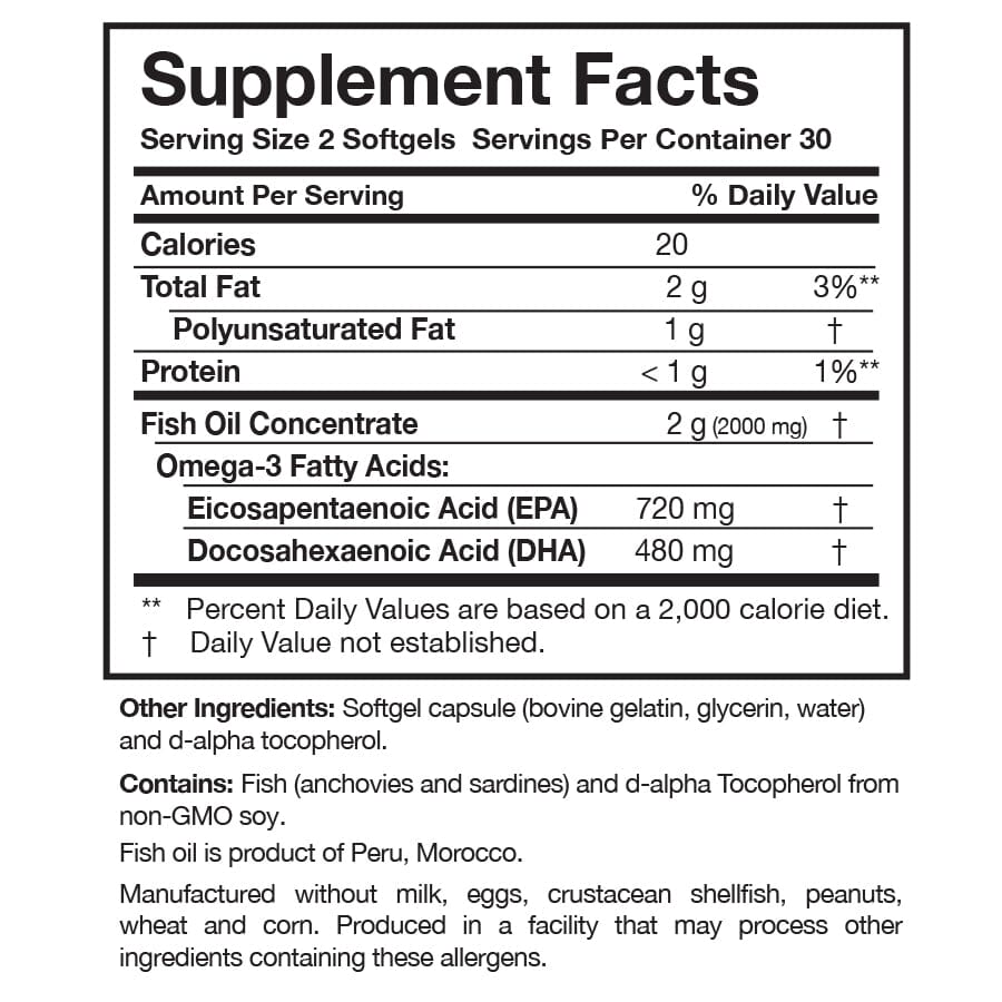 Omega-3 Plus | 60 Softgels