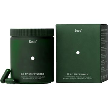 Seed DS-01® Daily Synbiotic | Probiotic & Prebiotic - 60 Capsules