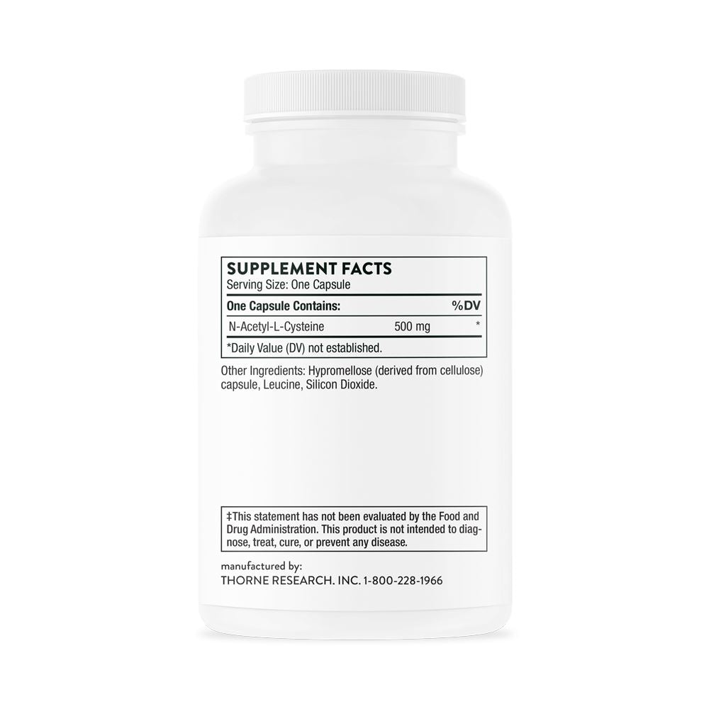 NAC (N-Acetylcysteine) | Antioxidant Support | 500 mg - 90 Capsules