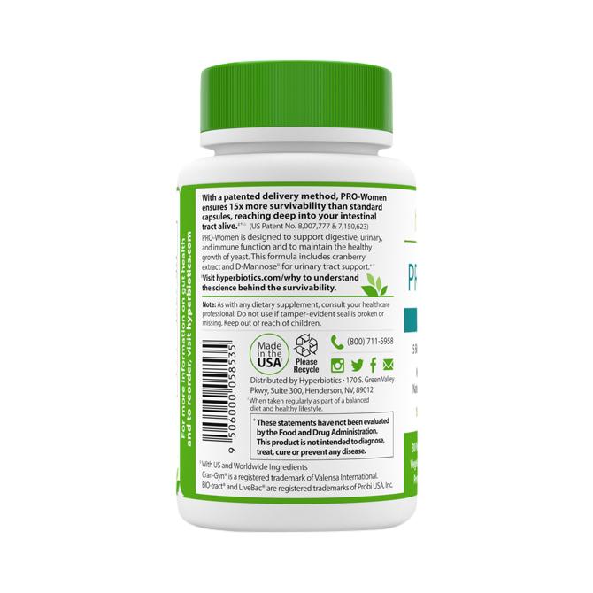 PRO-Women | 6 Strain Probiotics For Women by Hyperbiotics