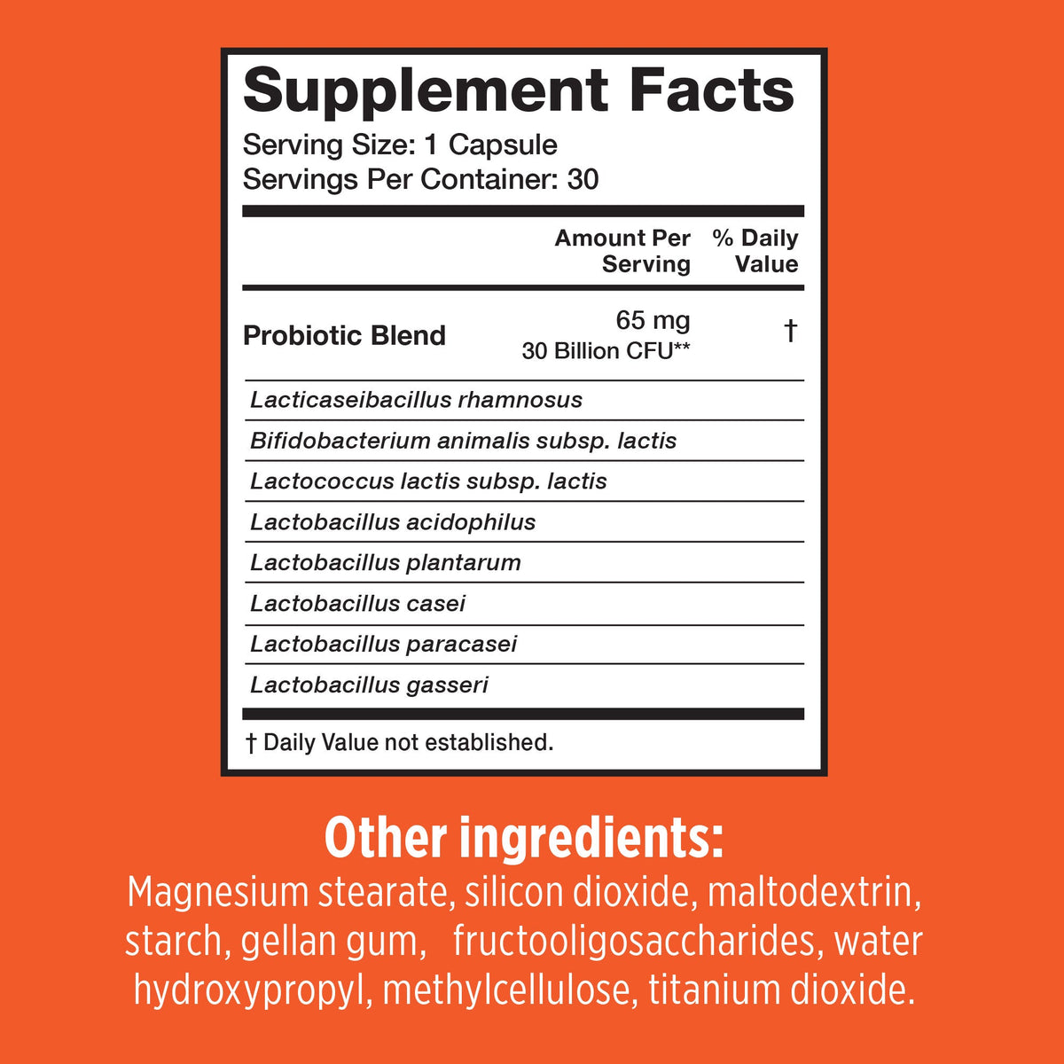 Probiotic | Urinary Tract & Gut Health - 30 Capsules